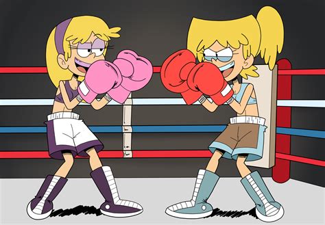 Leni Loud Vs Lori Loud Boxing Commission By Alexander Draws On Deviantart