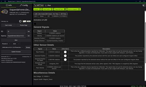 Phoenix Tuner X CANcoder Problem Programming Chief Delphi