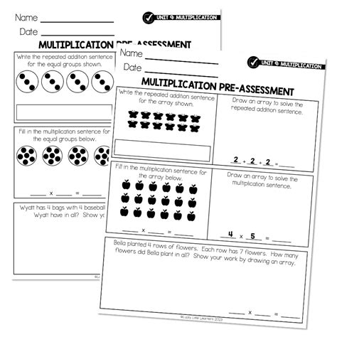 lucky to learn math unit 9 multiplication and arrays pre