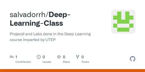 Github Salvadorrhdeep Learning Class Projecst And Labs Done In The Deep Learning Course