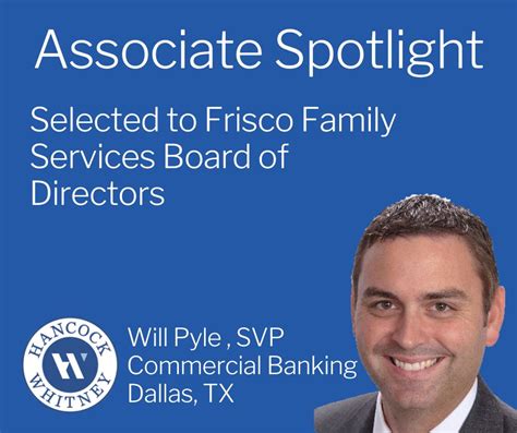 Hancock Whitney On Linkedin Congratulations To Dallas Texas Commercial Banking Team Lead Will