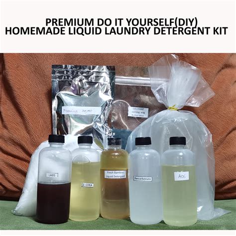 Premium Do It Yourselfdiy Liquid Laundry Detergent Kit Raw Materials