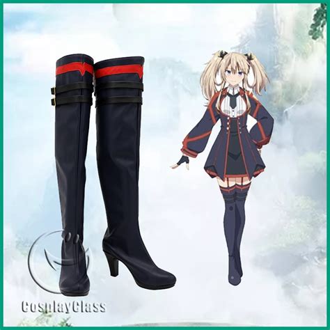 The Misfit Of Demon King Academy Sasha Necron Cosplay Boots Cosplayclass