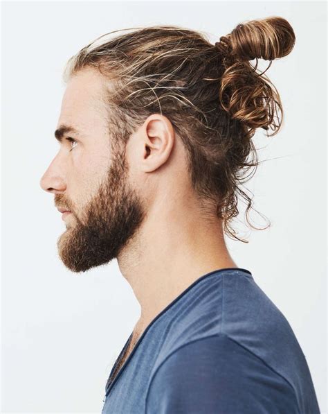 9 Awesome Man Bun Hairstyles That Can Make You Look Cool Man Bun Hairstyles Man Bun Haircut