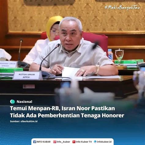 Luar Biasa Kalau Ada Upaya Menpan Rb Untuk Nasib 2 4 Juta Tenaga Honor