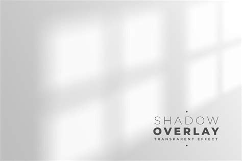 방 창유리의 사실적인 그림자 오버레이 효과 무료 벡터