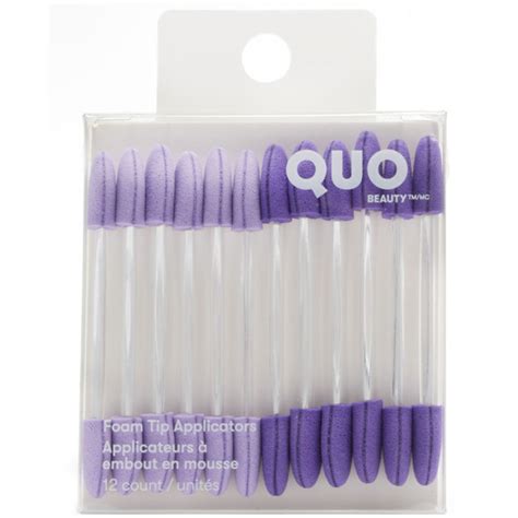 Quo Beauty Foam Tip Applicators 12 Pieces Ctc Health