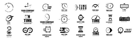 Premium Vector Clock Flat Icon Time Management Set Hourglass Icons