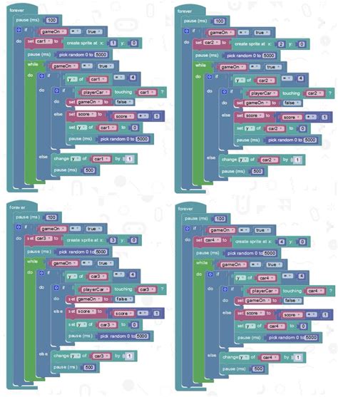 Bbc Microbit Car Racing Game