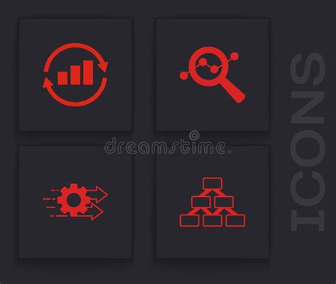set hierarchy organogram graph chart infographic search data analysis