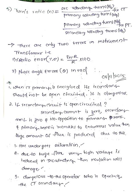 Solution Instrument Transformers Current Transformer And Potential