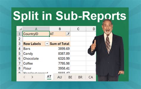 Split Report To Many Sub Reports Automatically