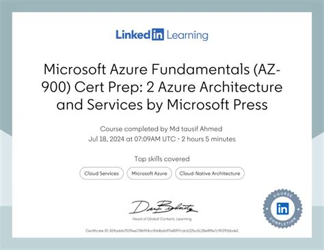 Md Tausif Ahmed On Linkedin Certificate Of Completion