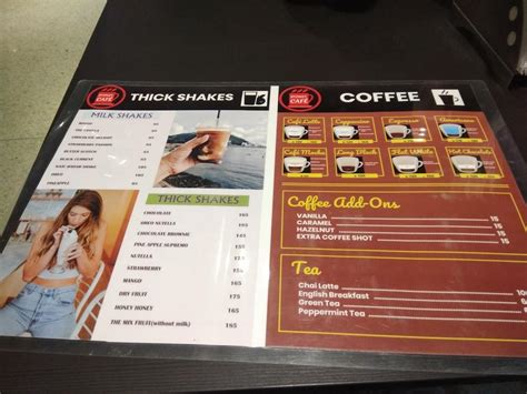 Menu At Sydney Cafe Sangareddy