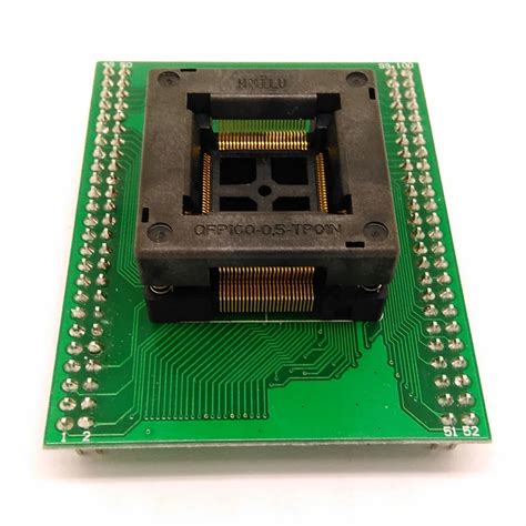 TQFP100 FQFP100 QFP100 To DIP100 Programming Socket OTQ 100 0 5 09