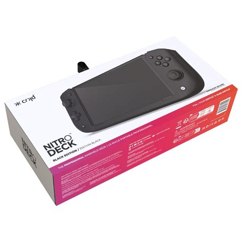 Crkd Nitro Deck Controller For Nintendo Switch Black Smyths Toys Uk