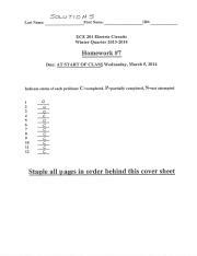 ECE 201 HW 7 Solutions Pdf 5 01 A TI 0 N 3 Last Name First Name ID ECE 201 Electric