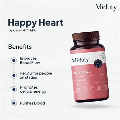 Liposomal Coq10 Coq10 Supplement Coenzyme Q10 Tablets Miduty Miduty