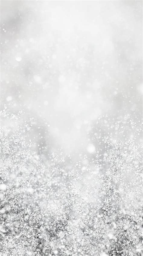 舞い散る粉雪の幻想銀壁紙イラストフリー素材ならシンテリ