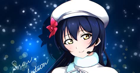 ラブライブ Snow Halation海未ちゃん💙 ﾉｰﾁｬﾝちょのだのイラスト Pixiv