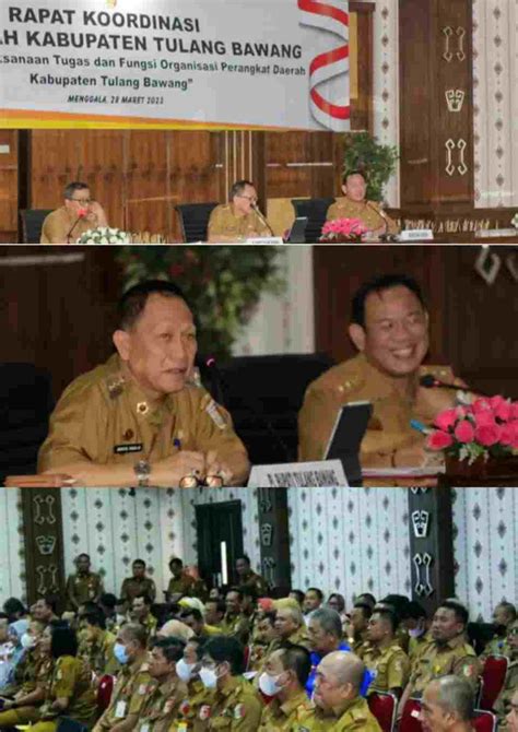 Pj Bupati Tuba Qudrotul Ikhwan Gelar Rakor Pemkab Tulang Bawang SINAR POS