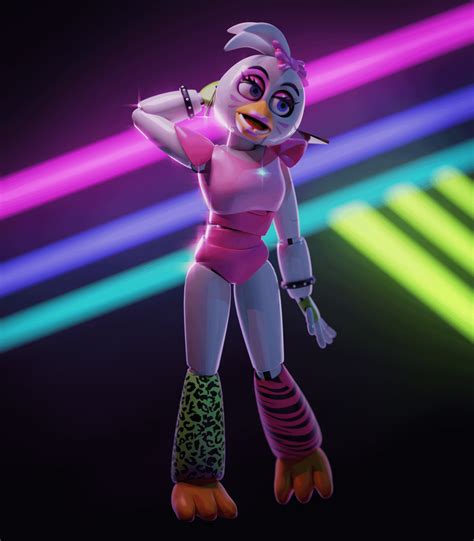 Glamrock Chica Fnaf Security Breach Minecraft Skin