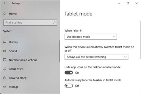 Windows Stuck In Tablet Mode Turn Off The Tablet Mode