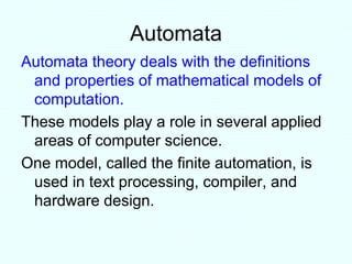 Theory Of Computation Ppt