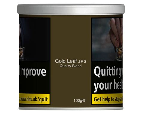 Gold Leaf Jps Quality Blend Tobacco 100g Tub