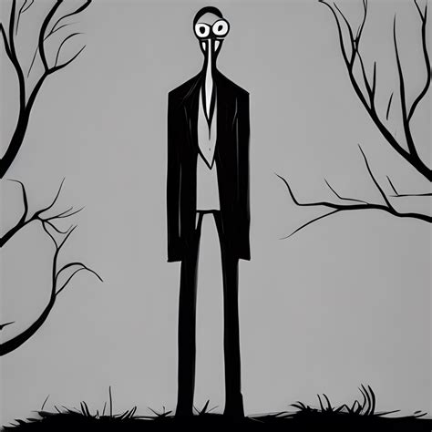 Slender Man Graphic · Creative Fabrica