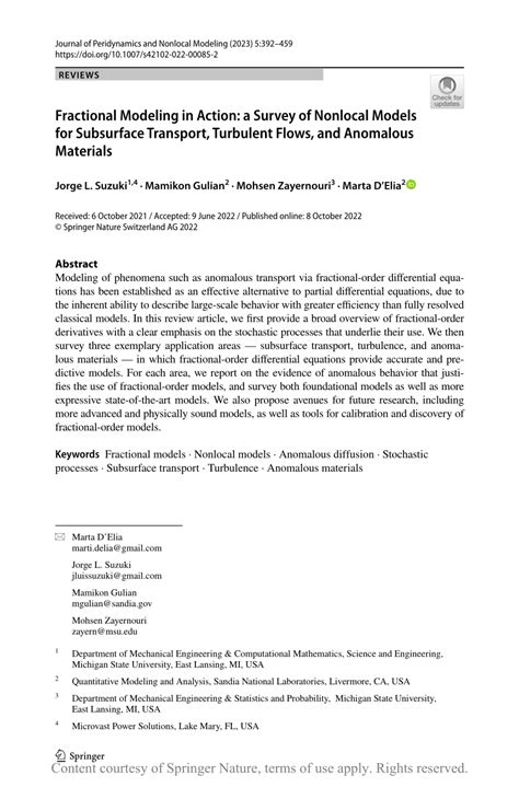 fractional modeling in action a survey of nonlocal models for