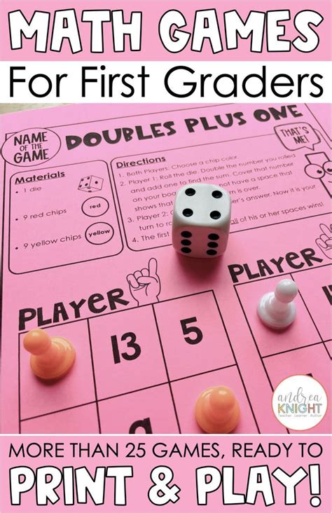 First Grade Math Games Fun Math Fun Math Games Math