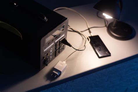 Portable Charging Station Charges Gadgets Stock Photo Image Of Object Charge
