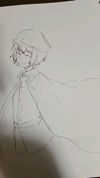 文豪ストレイドッグスの条野採菊描いた！リクエストありがとうございます！遅くなってごめんねぇぇぇぇえ Youtube