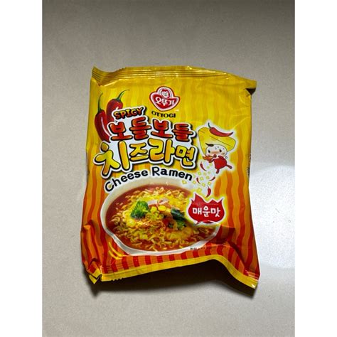 單包販售 購買四的倍數不拆外封袋 Ottogi 韓國 不倒翁 不倒翁拉麵 泡麵 辣起司拉麵 起司 蝦皮購物