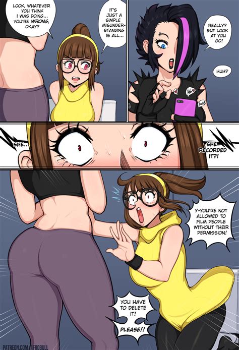 Rule 34 1futa 1girls Afrobull Ass Bathroom Bathroom Stall Black Hair
