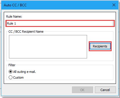 How To Always BCC Myself While Sending Email Through Outlook