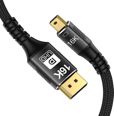 Moread Mini Displayport To Dp Cable 6 Feet Gold Plated