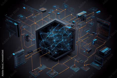 Big Data Visualization Network Connection Structure Science