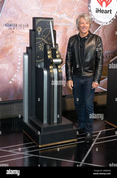 Jon Bon Jovi Visits The Empire State Building In New York On September