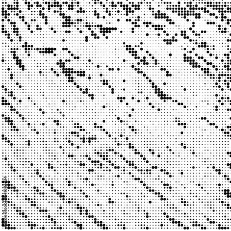 Wavy Halftone Pattern Vector Illustration Stock Vector Adobe Stock