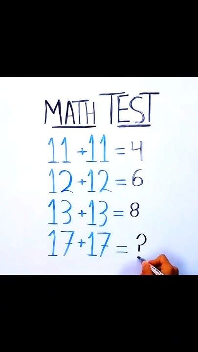 Math Test🔥🔥mathgenius Maths Lifelonglearning Mathematics