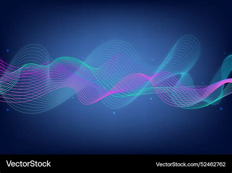 Abstract Equalizer Wave Screensaver Royalty Free Vector