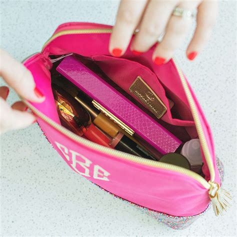Colorful Glitter Cosmetic Bag Marleylilly