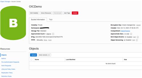 How To Use The Oci Object Storage From The Oracle Integration Cloud Tech Trantor