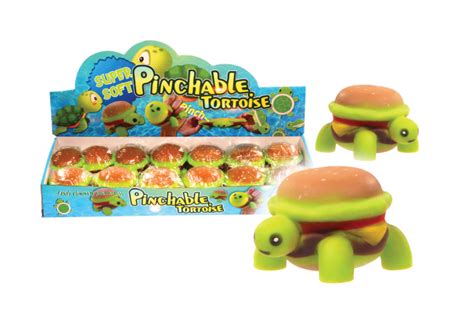 Squishy Tortoise Burger In Display Otterdene Products