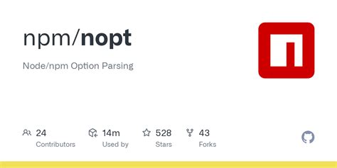 Github Npmnopt Nodenpm Option Parsing