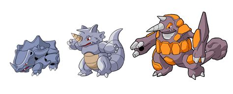 Rhydon Evolution Chart