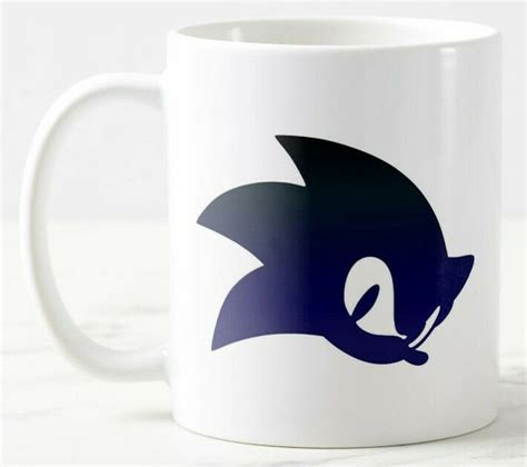 Sonic The Hedgehog Blue Face Mug 11 Oz Ceramic Teacoffee Mug Can Add