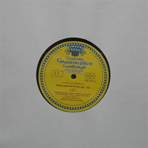 Beethoven Missa Solemnis In D Op123 Record Player